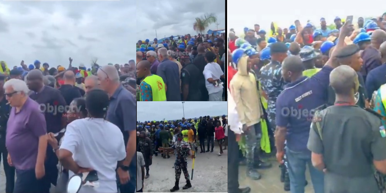 Workers At Construction Company Owned By Tinubu’s Ally, Chagoury ...